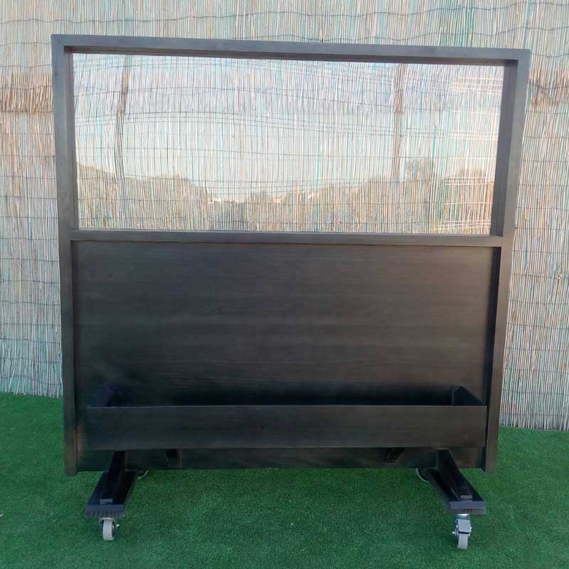 PARABAN MADERA METACRILATO · Paravientos hostelería
